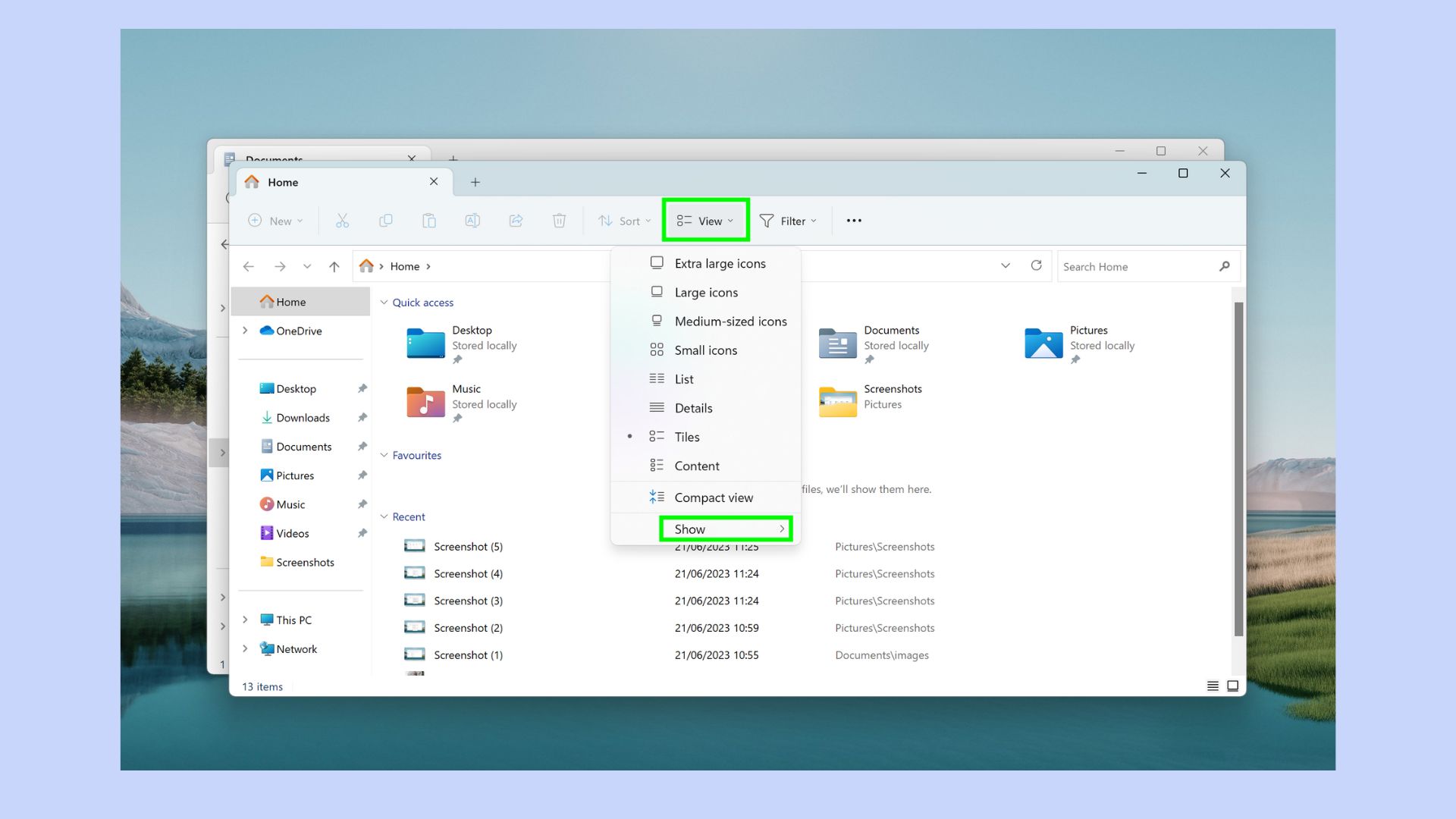 Windows 11でフォルダーを非表示にする方法