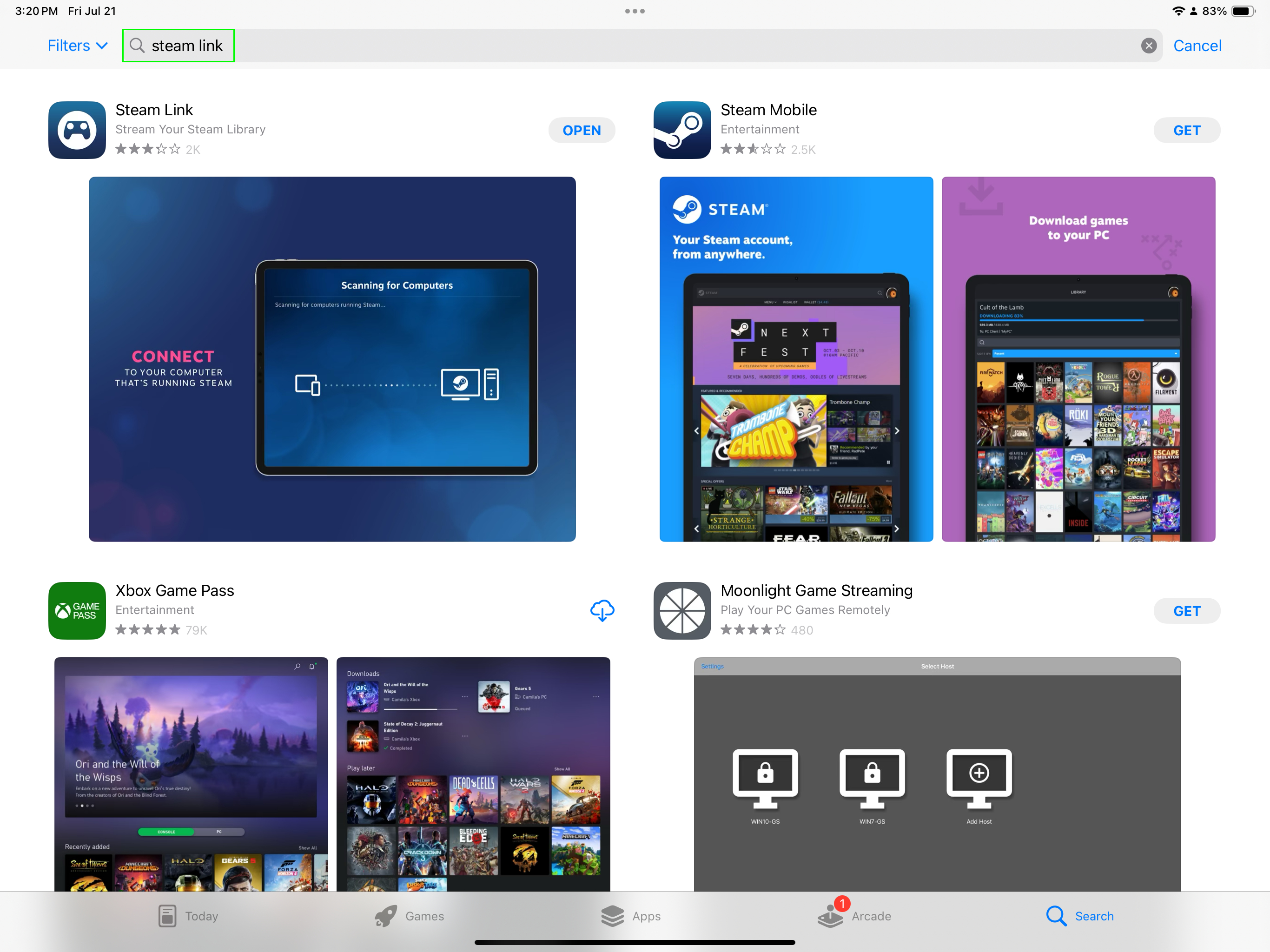IPadをSteam Deckの画面として使用する方法